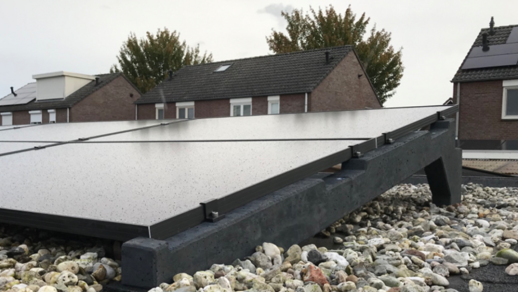 Dual Betonvoeten Voor Plat Dak Nr 792 10 Graden Hellingshoek In